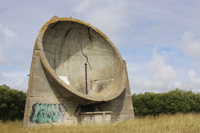 The Wartime Sound Mirrors at Denge | Amusing Planet